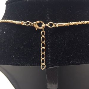 Jewelry | Spider Necklace Ab Rhinestones And Gold Chain | Poshmark